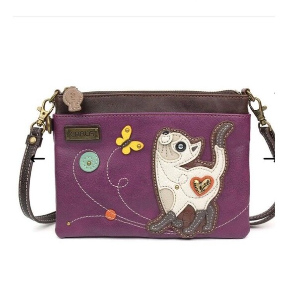 Chala | Bags | New Chala Slim Cat Kitten Mini Crossbody Cell Phone ...